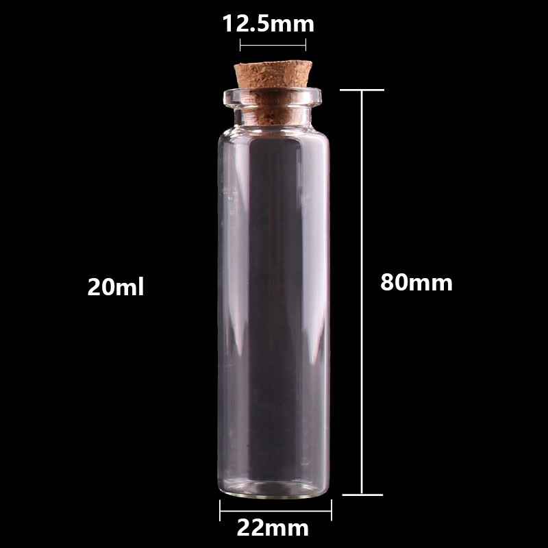 50 stuks 20ml maat 22*80*12.5mm mini glazen parfum... – Vicedeal