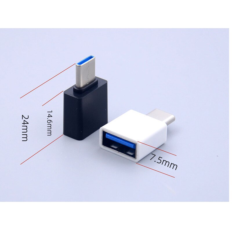 2Pc USB To Type C OTG Adapter USB USB-C Male To Mi... – Grandado