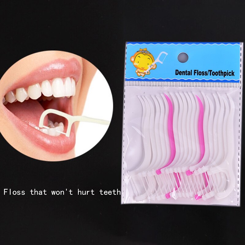 100Pcs Disposable Dental Floss Flosser Picks Safet... – Grandado