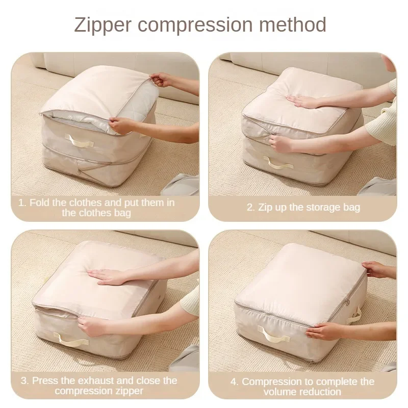 Large Compression Bag Quilt Clothes Closet Cabinet... – Grandado