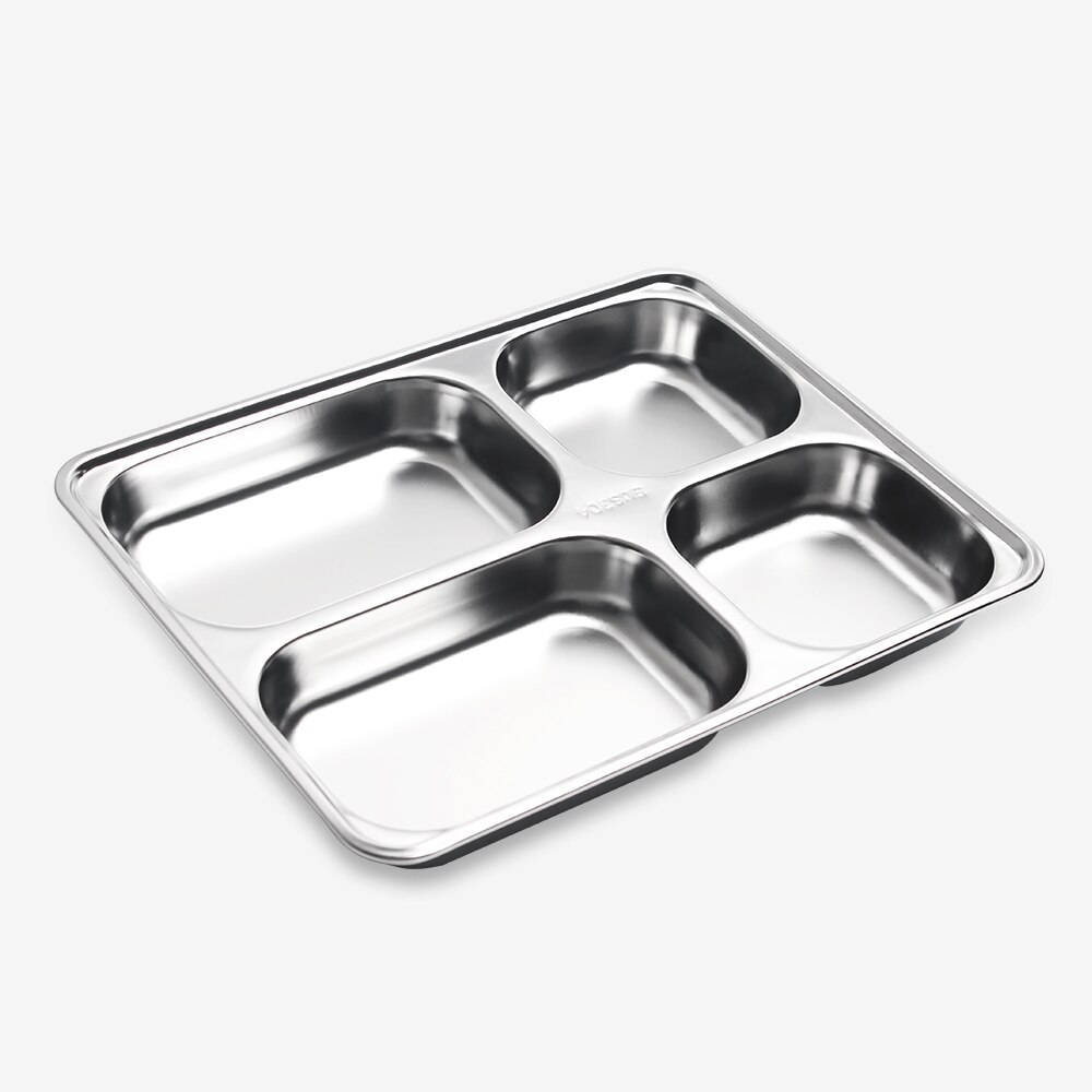 Stainless Steel 304 Divided Dinner Tray Fast Food ... – Grandado