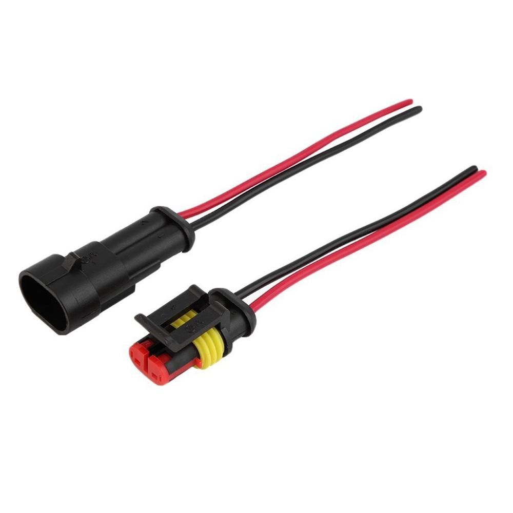 5Pcs 2-Wire 2P Car Waterproof Male Female Electric... – Grandado