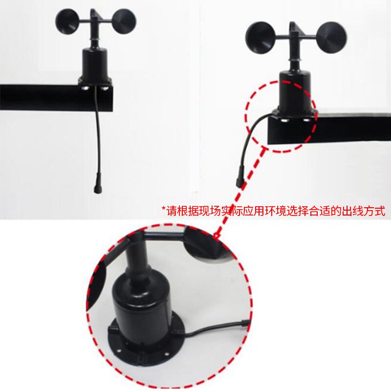 Polycarbonate airometer wind speed sensor 0-5V,0-1... – Grandado