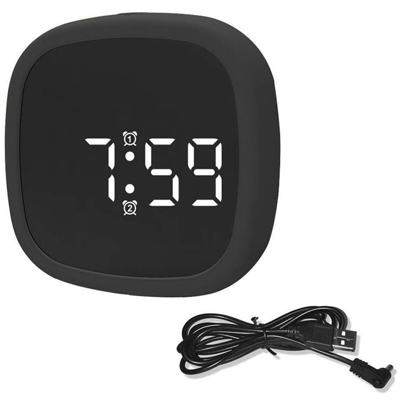 Silicone Voice-Activated Digital Alarm Clock Led D... – Grandado