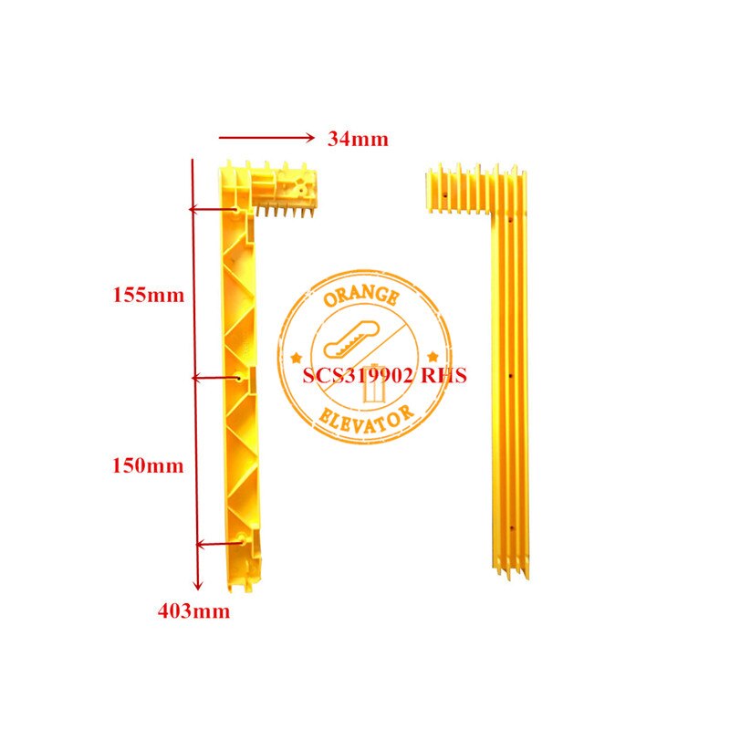 Escalator Yellow Step Demarcation SCS319902 L398mm... – Vicedeal