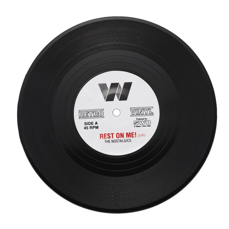 6pieces / Set Spinning Retro Vinyl Disc Drink Coas... – Grandado