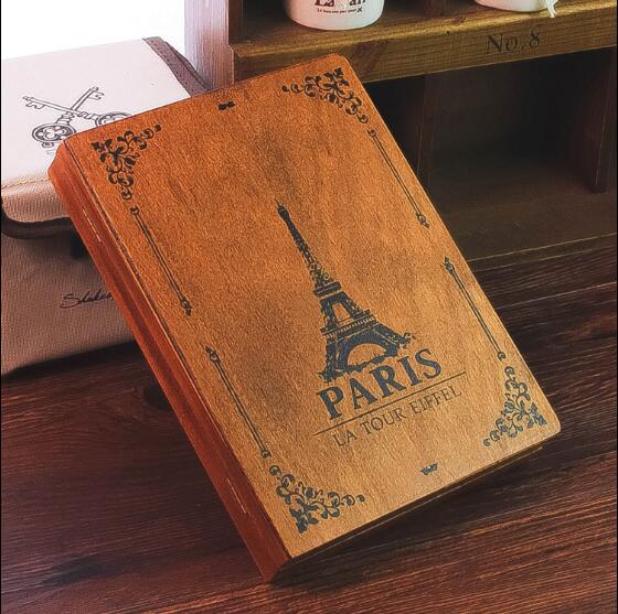 Zakka Retro postcards boxes wooden box flat rectan... – Grandado