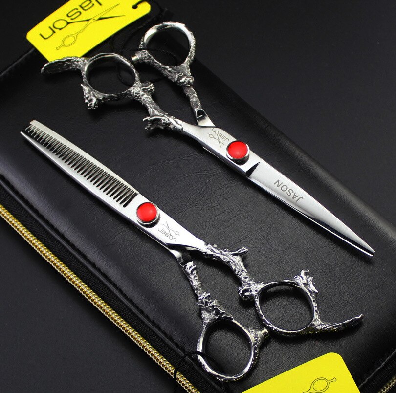 331# 6'' Brand Jason TOP Hairdressing Scissors 440... – Grandado