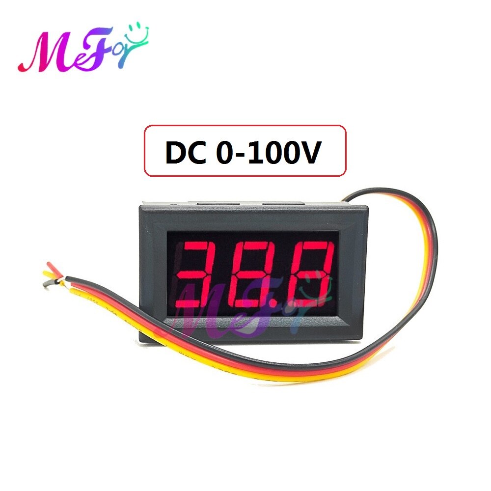 Voltmetro a LED DC 0V a 100V voltmetro digitale vo... – Grandado