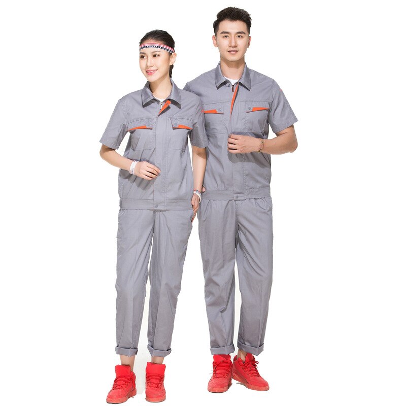 Woman Men Work Overall Working Uniform Spring Thin... – Grandado