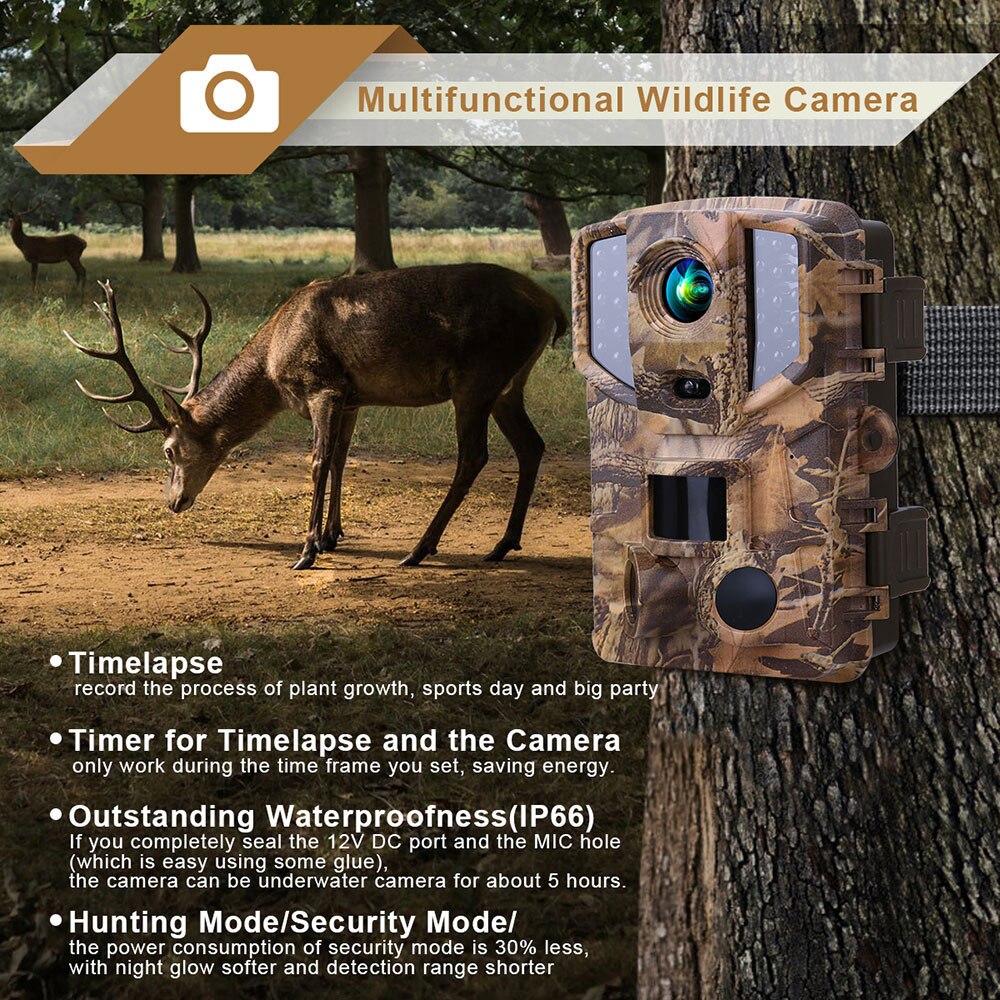 PR900 20MP 1080P Trail Camera Wireless Hunting Cam... – Grandado