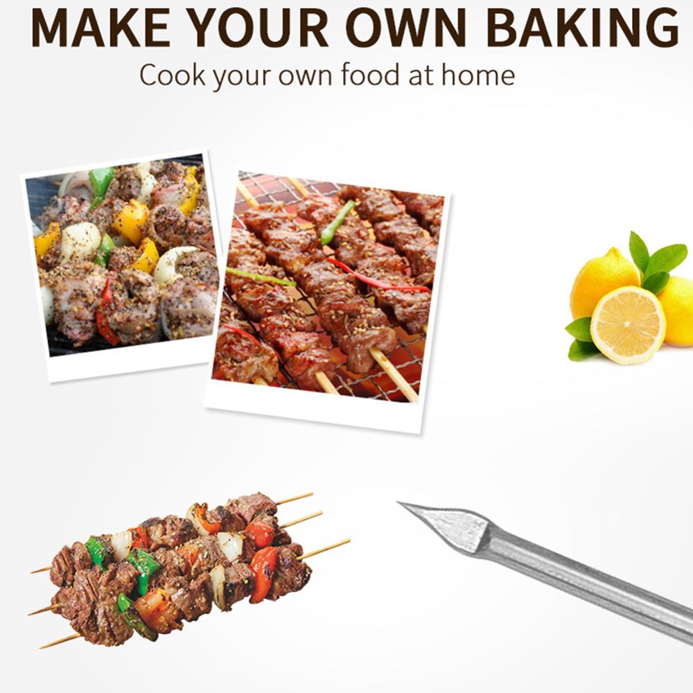 10pcs Stainless Steel BBQ Meat Sticks Long chef gr... – Vicedeal