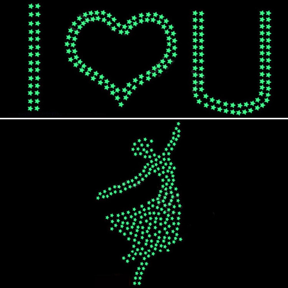50Pc Lichtgevende Muurstickers Glow In The Dark St... – Grandado