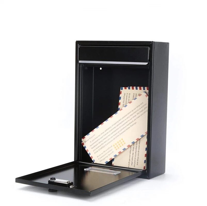 Vintage Wall Mounted Mailbox With Combination Lock... – Grandado