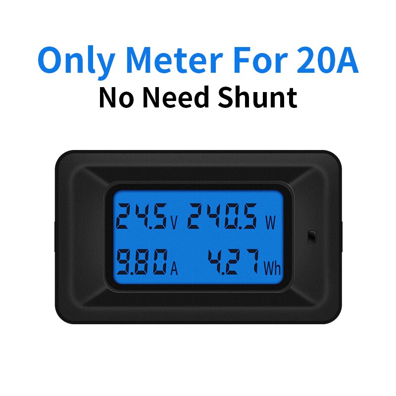 20A/50A/100A Digital DC 8-100V Voltmeter Ammeter L... – Grandado
