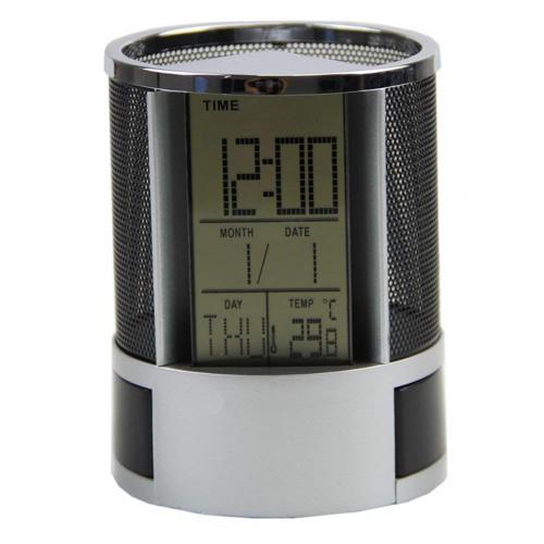 Office LCD Alarm Clock Time Temperature Display Pe... – Grandado