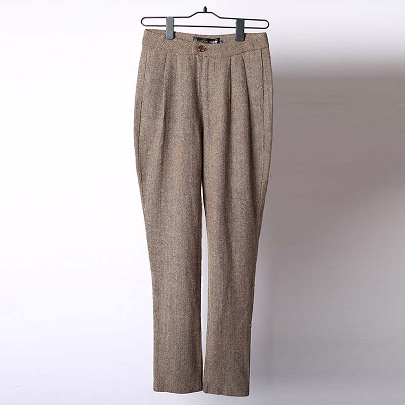 3 piece set Wool Women Pant Suits Slim Work Wear O... – Grandado