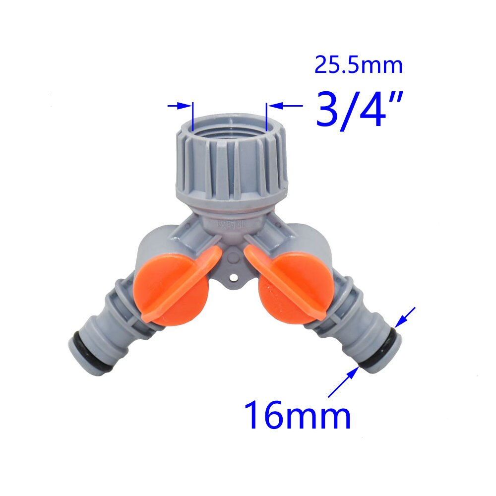 Tuin Tap Slang Water Splitter 2-Way Tap Kraan 16Mm... – Vicedeal