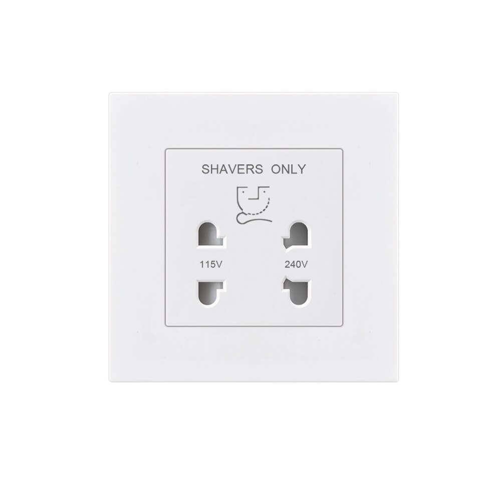 Shaver Socket Wall Power Outlet Bathroom Beard Kni... – Grandado