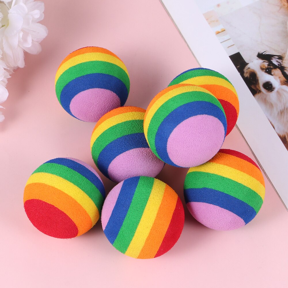 20pcs Rainbow Ball EVA Ball Training Soft Ball Str... – Grandado