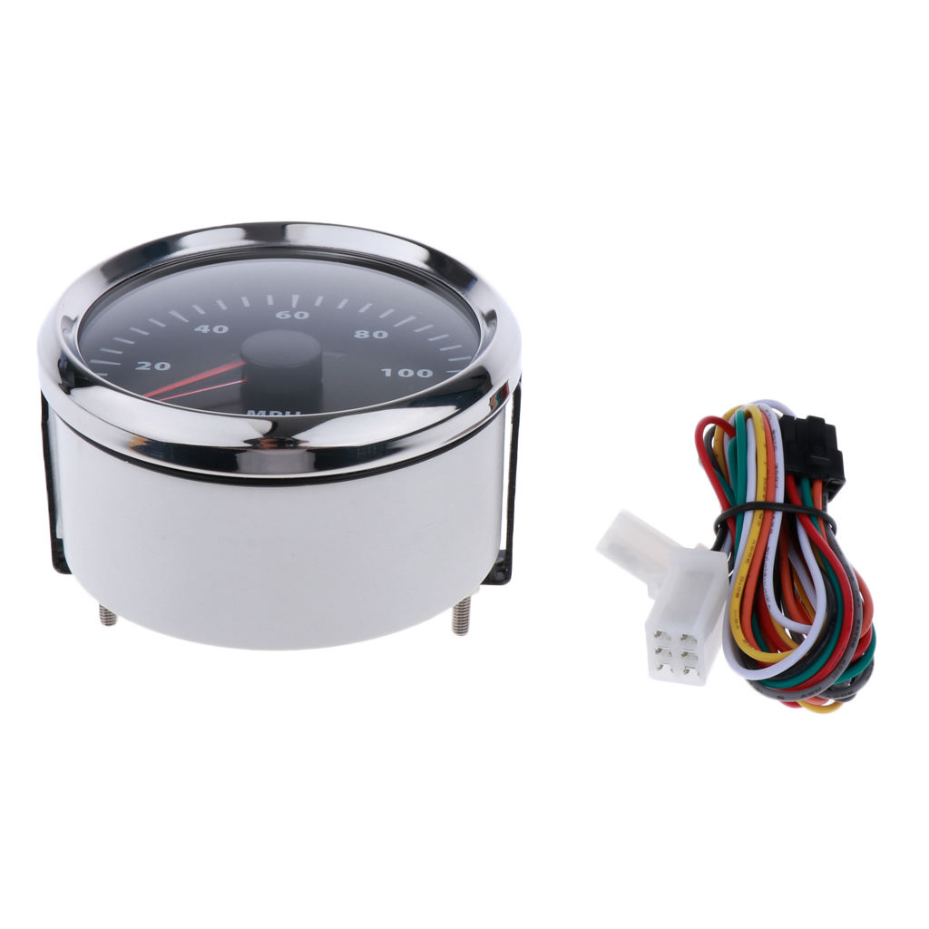 85mm 120MPH Motorcycle Stainless Steel Speedometer... – Grandado