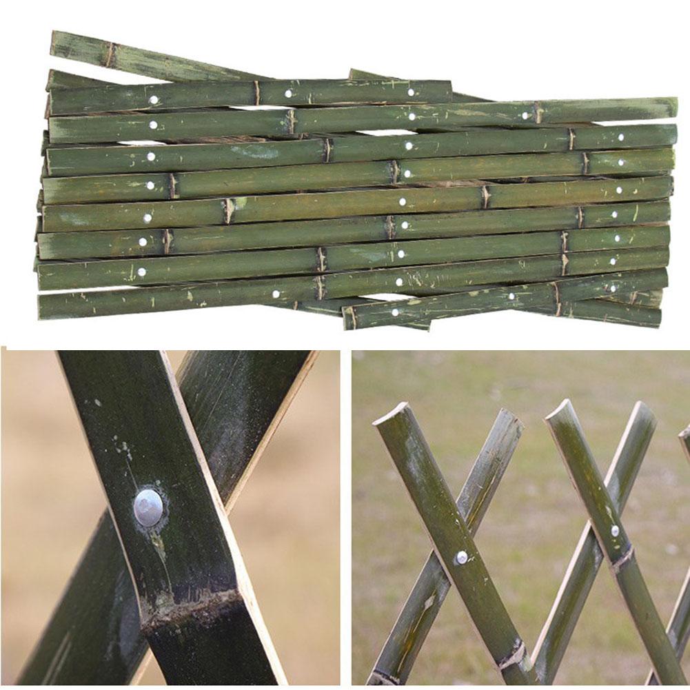 40 x 180cm Expanding Fence Barrier Bamboo Picket G... – Grandado