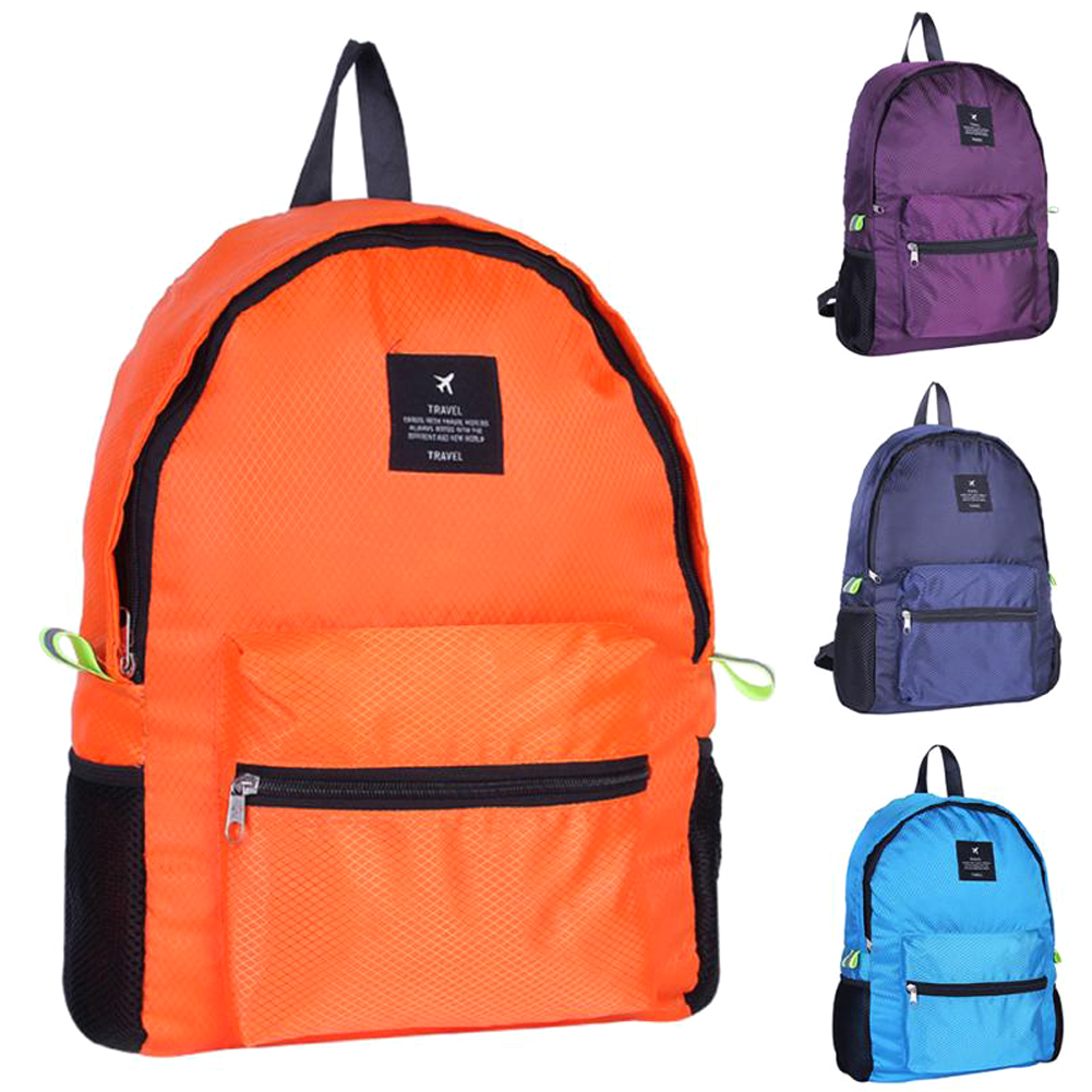 Durable Nylon Folding Backpack Unisex Lightweight ... – Vicedeal