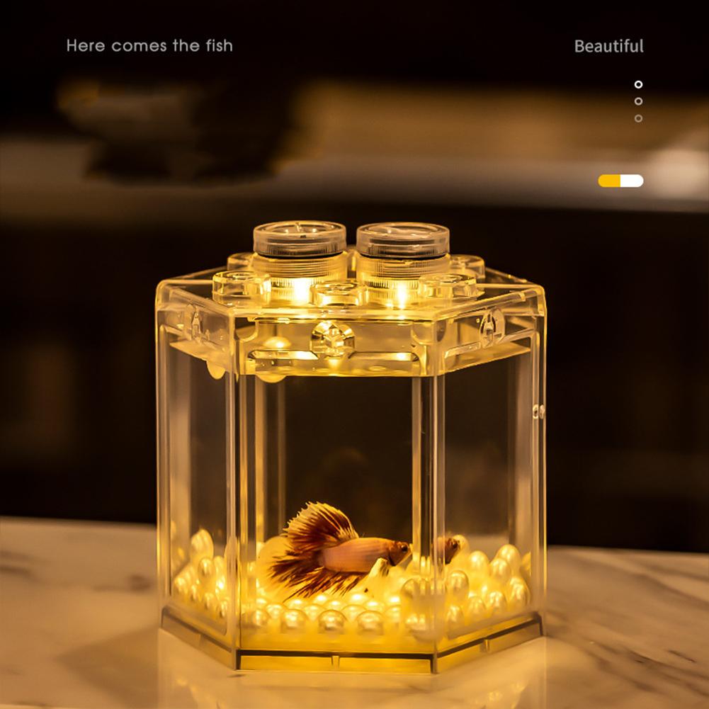 1Pc Small Aquarium Acrylic Ecological Tank Landsca... – Grandado