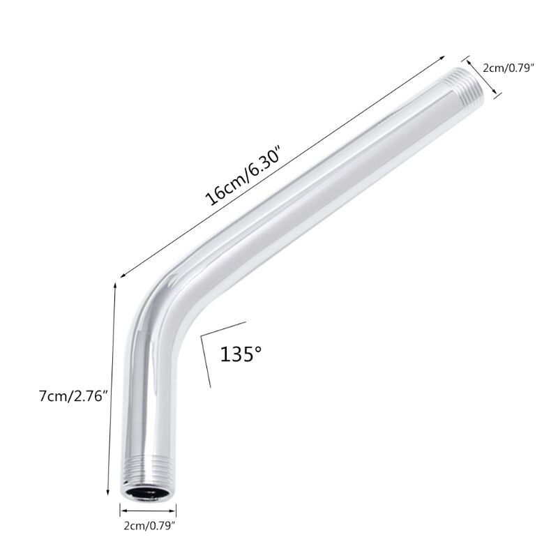 Draad G1/2 Rvs Wandmontage Buis Regendouche Arm Be... – Grandado