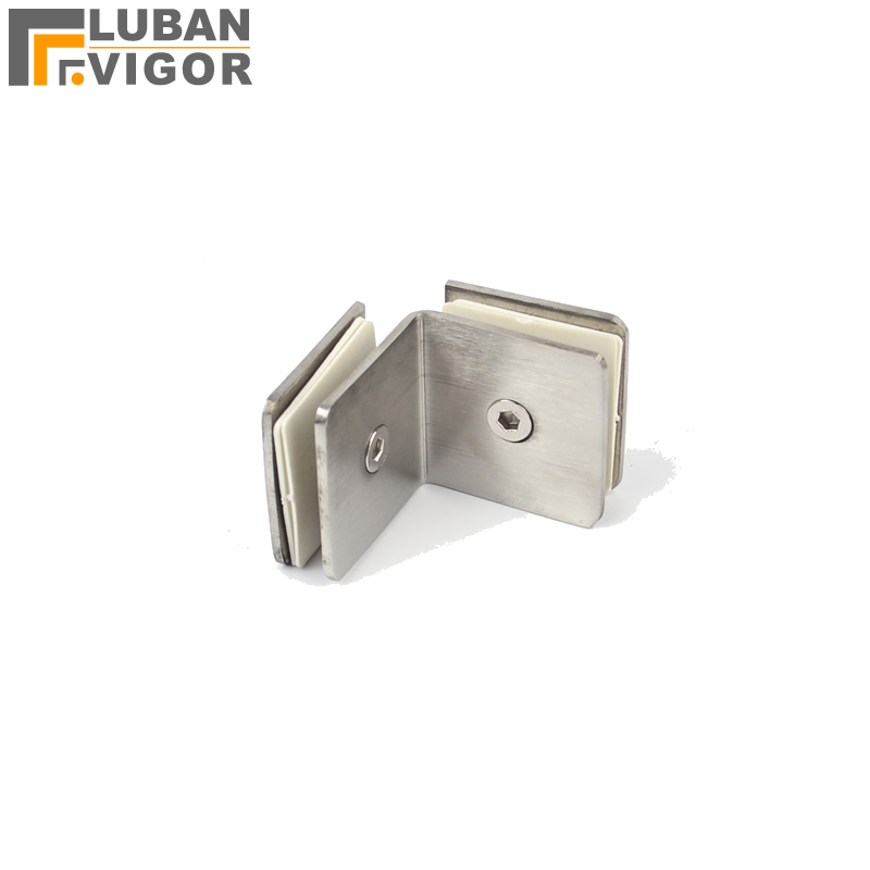 Stainless steel 90 degree Sided retaining glass cl... – Grandado