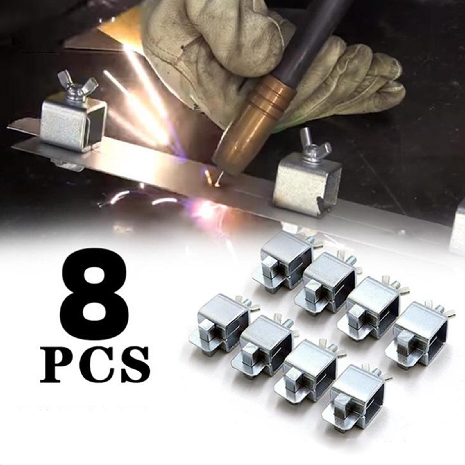 8x Butt Welding Clamps Weld Clips for Sheet Metal ... – Vicedeal