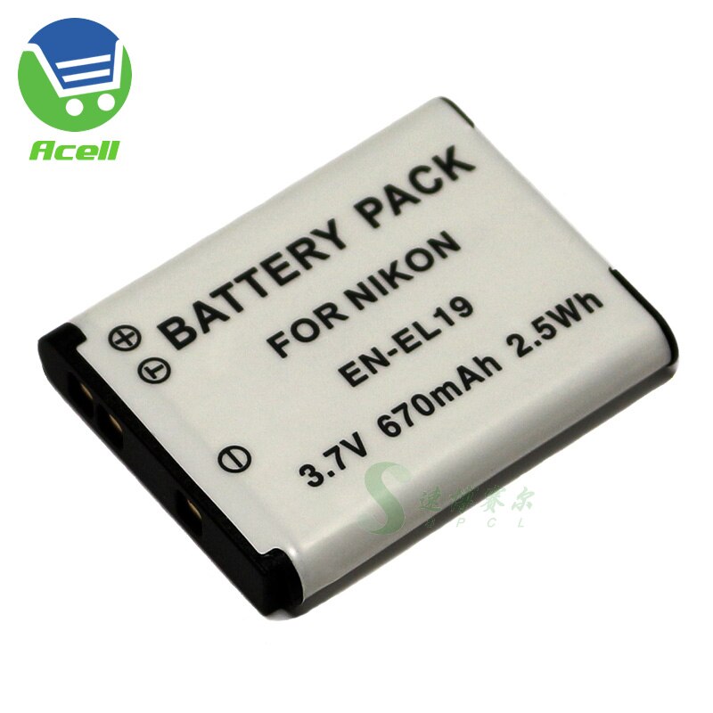 EN-EL19 Battery for Nikon COOLPIX W150 W100 A300 S... – Grandado