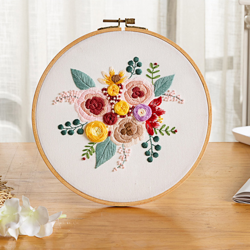 Kit de ponto cruz bordado, conjunto para iniciante... – Vicedeal