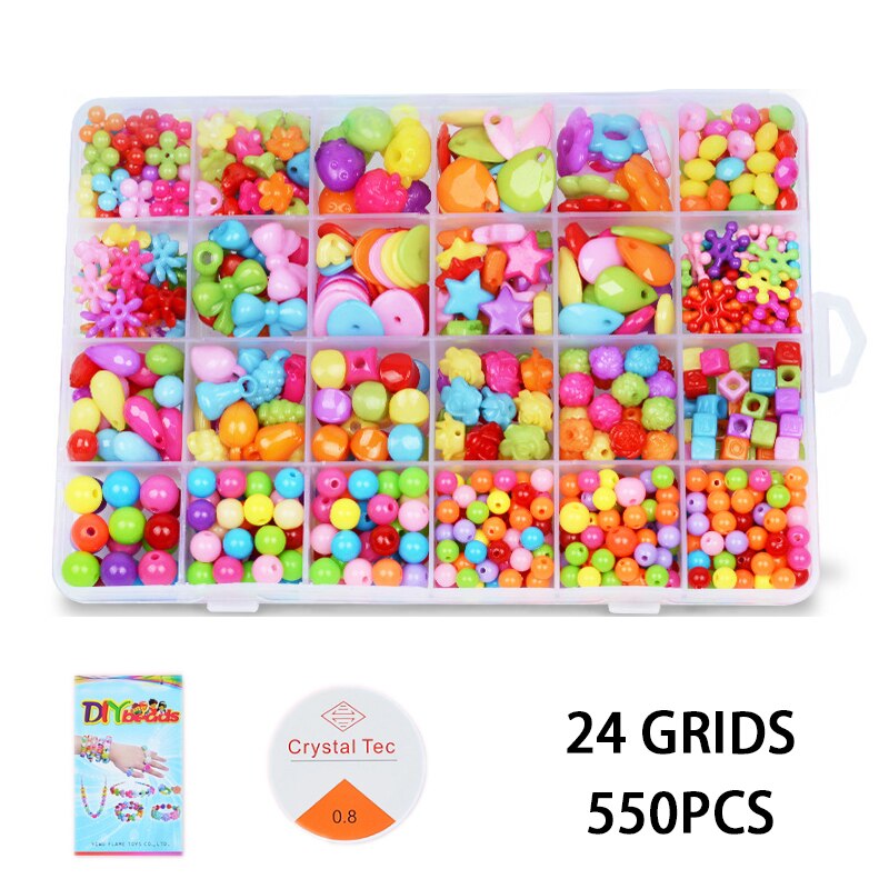 700Pcs+DIY Bead Jewelry Making Kit for Kids Girls ... – Vicedeal