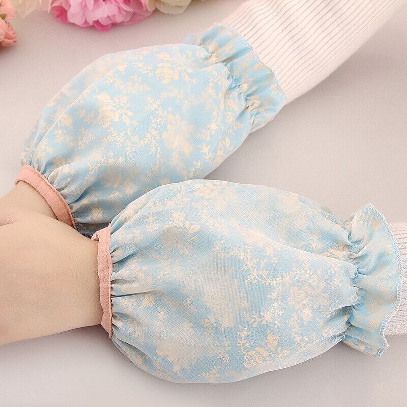 Sleeve Bronzing Mesh Gauze Sleeves Lace Cuff Women... – Grandado