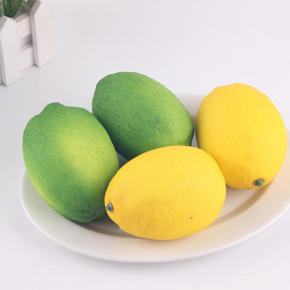Realistic Simulation Yellow Lemon Lime Photography... – Vicedeal