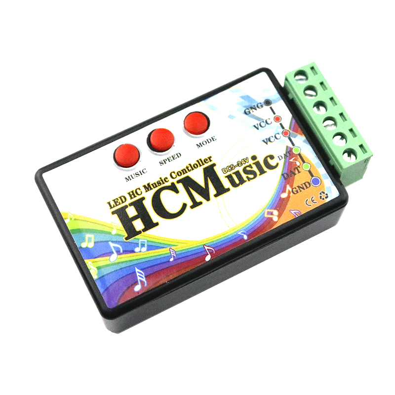 LED Music Controller DC5V-24V WS2812b WS2811 WS281... – Grandado