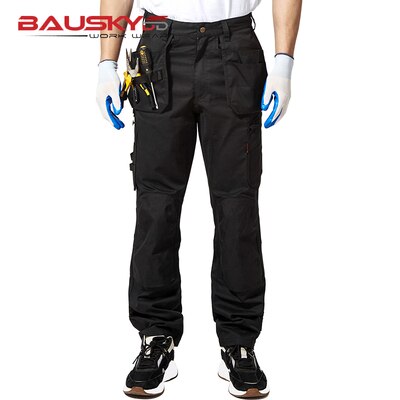 Mens Workwear Pants Multi-functional Tool Pockets ... – Vicedeal