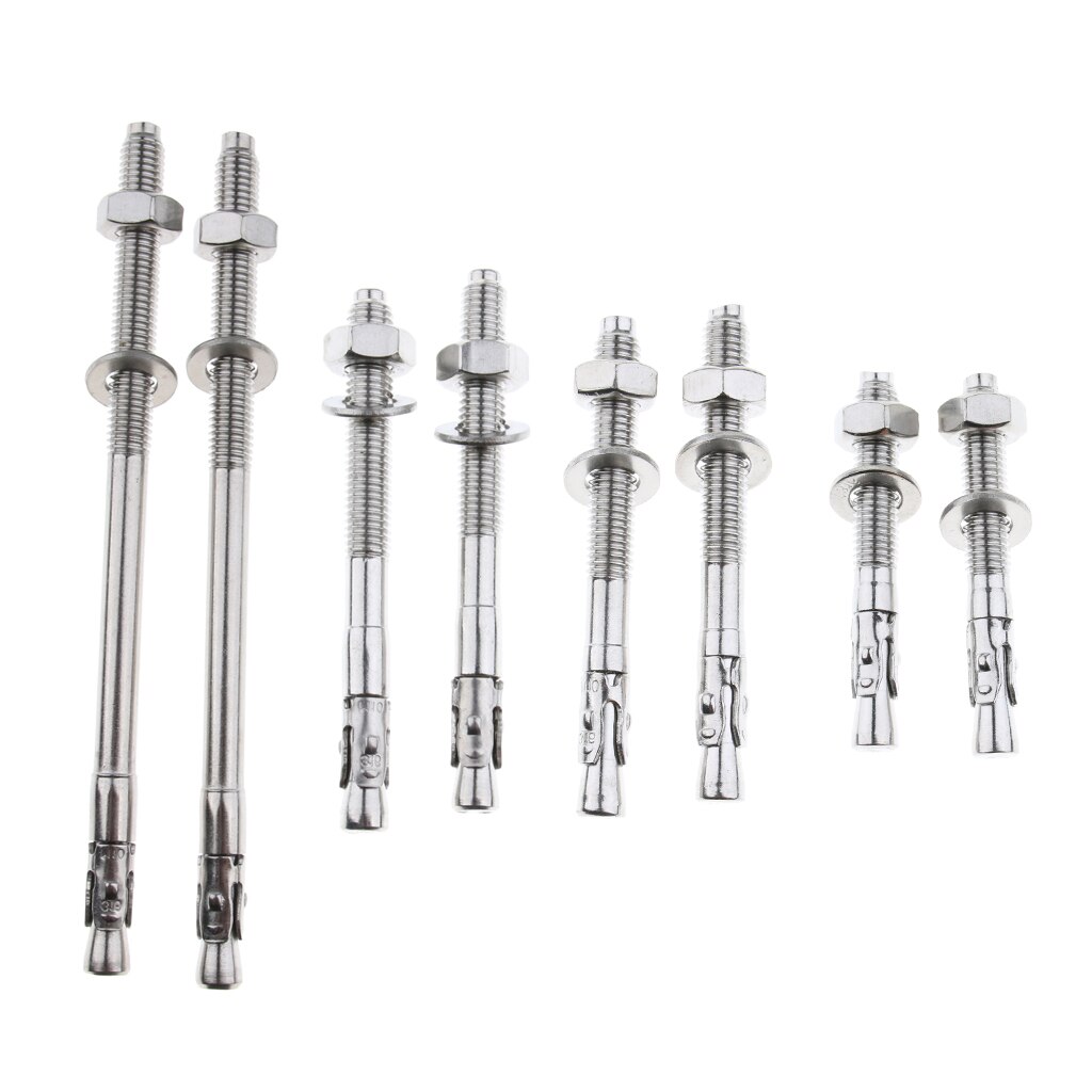 2pcs M10 Stainless Steel Expansion Bolts Sleeve An... – Grandado