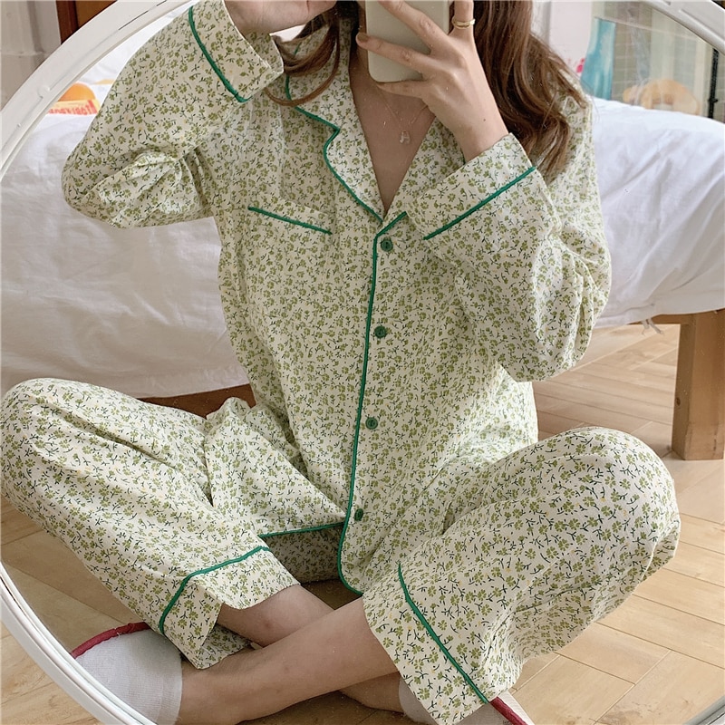 Spring Autumn Women Long Sleeved Chic Pure Cotton ... – Vicedeal