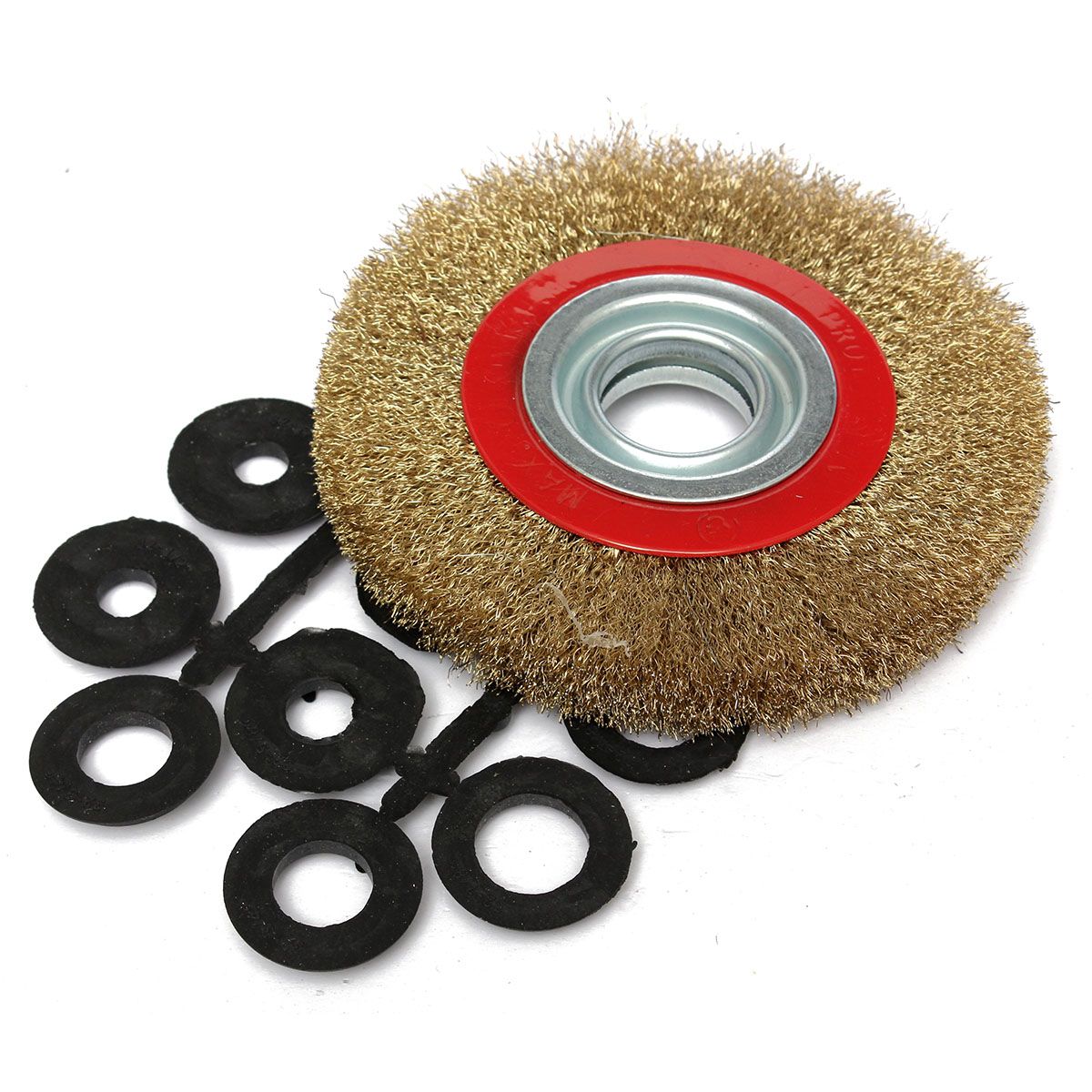 Wire Brush 150mm Wire Wheels Round Brass Plated St... – Grandado