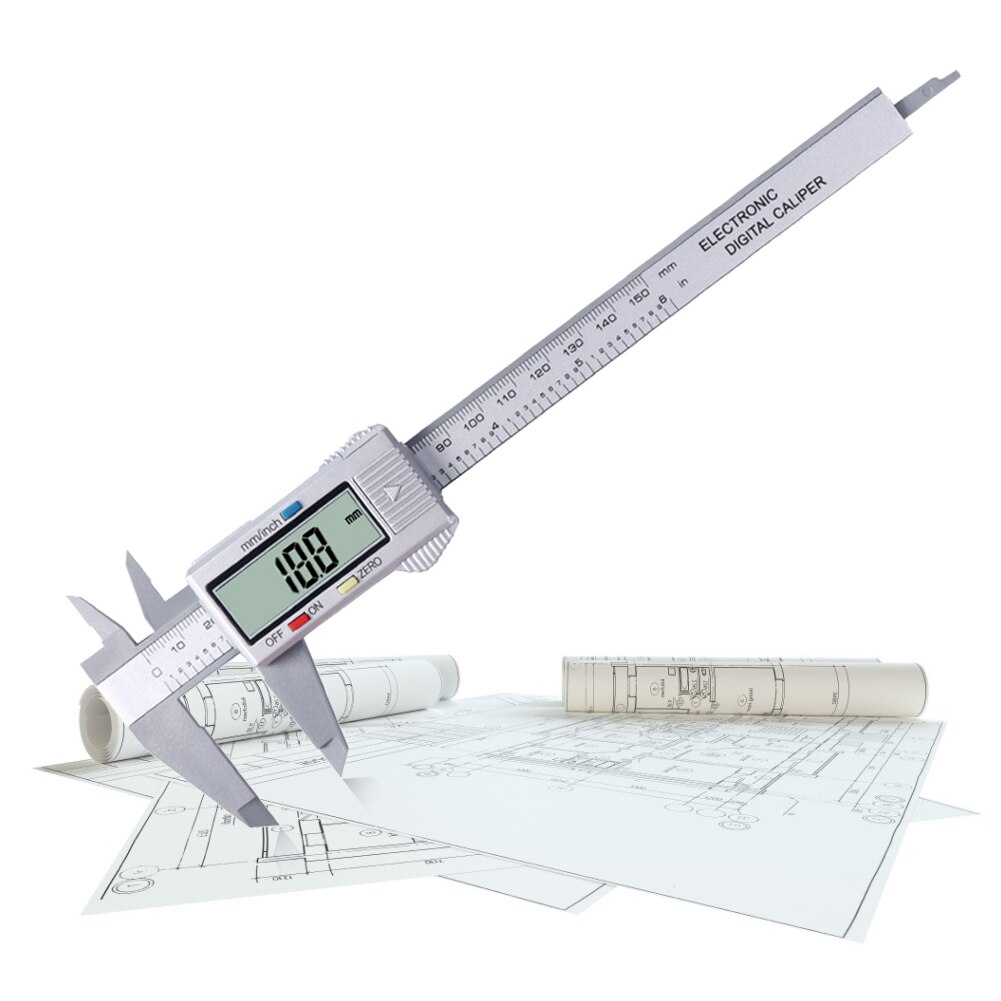 Multi-functional 0-150mm Classic Texture LCD Digit... – Grandado