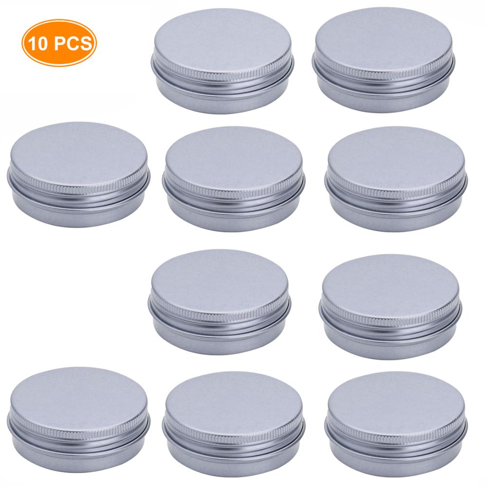 10/20pcs Aluminium Round Tin Jar Silver Gold Sampl... – Vicedeal