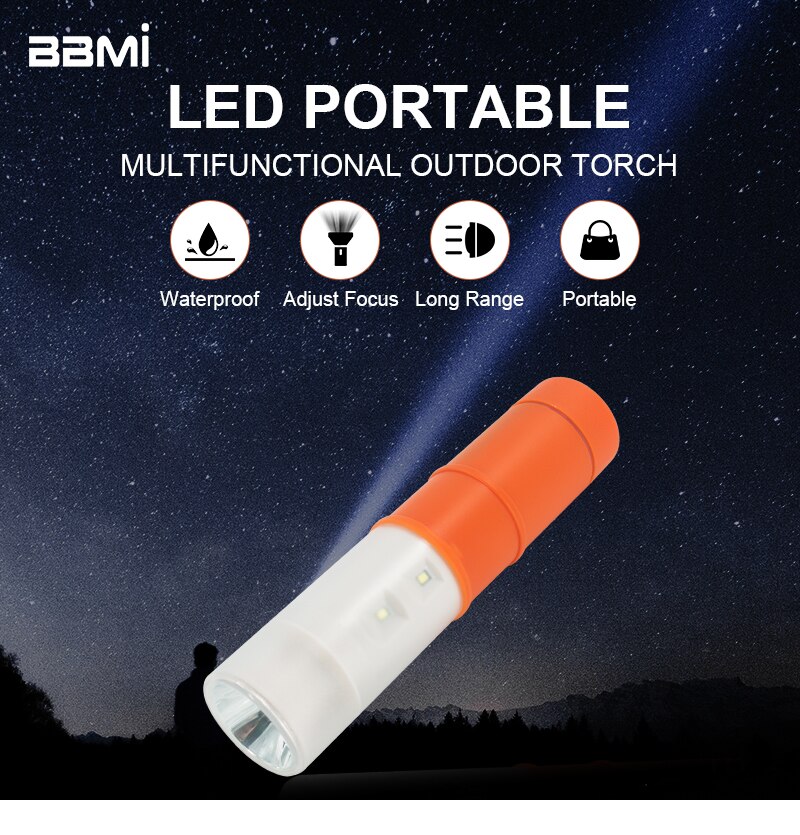 Outdoor Indoor LED Torch Flashlight Camping USB Re... – Grandado