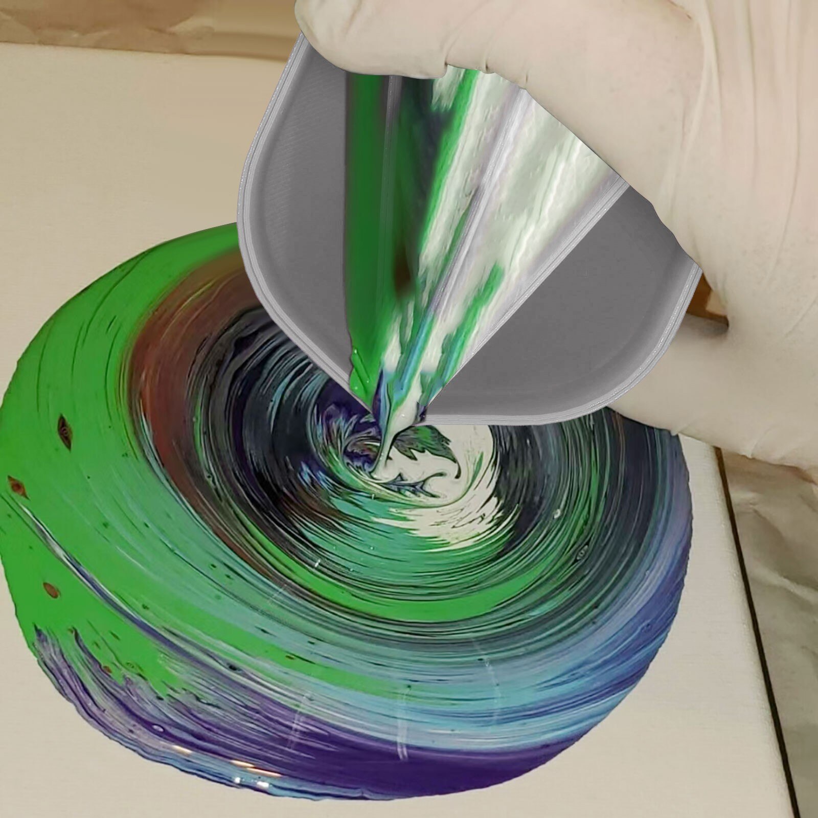 8oz Acrylic Pour Cup , 4 Channels Paint Pouring Sp... – Grandado