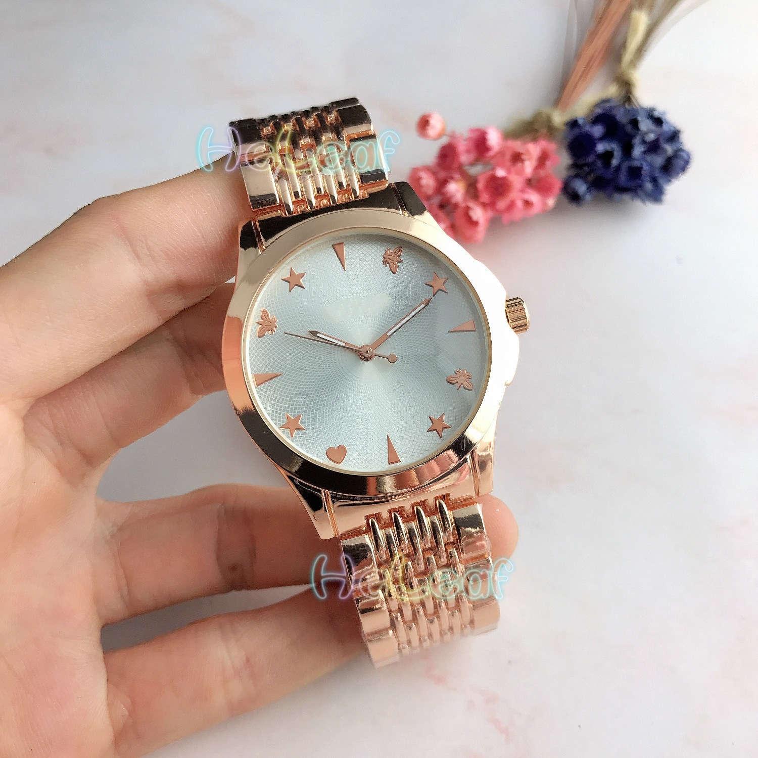 Silver Gold Stainless brand Women Watch Quartz Wri... – Grandado