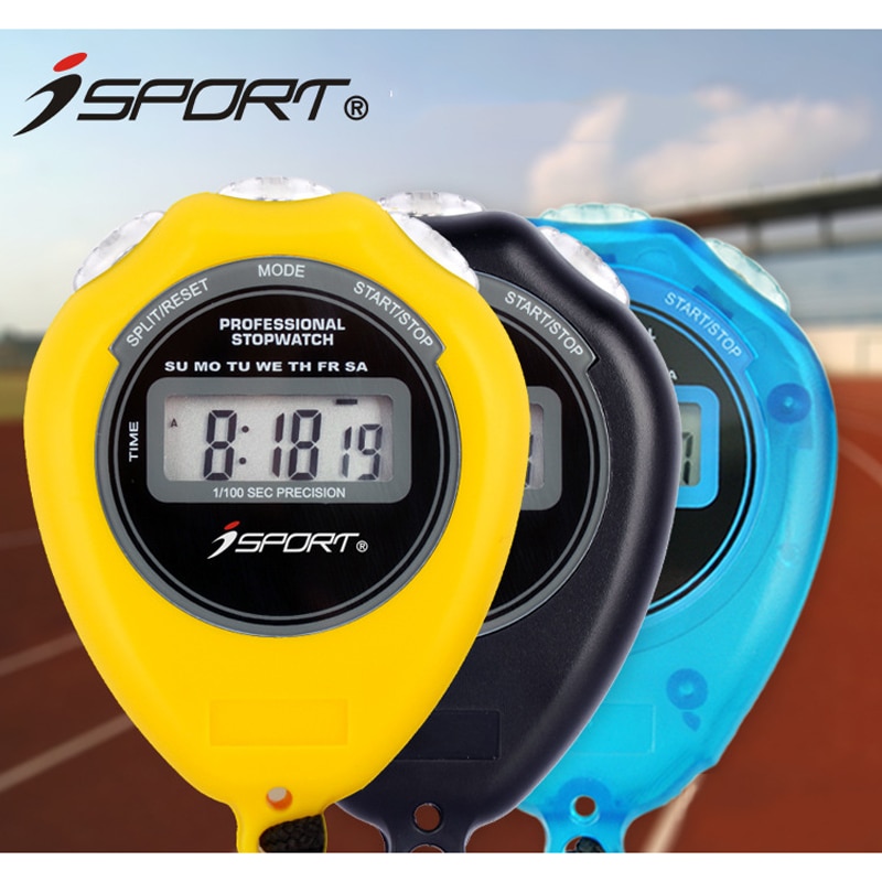 Sports Stopwatch Digital Handheld One Row seconds ... – Vicedeal
