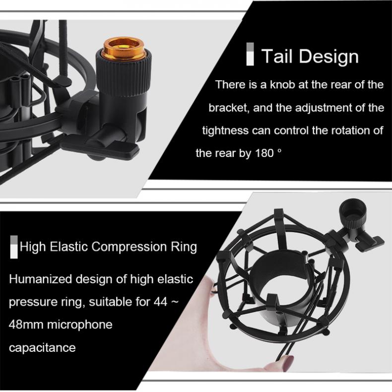 Metal Recording Studio Clip Spider Microphone Stan... – Vicedeal