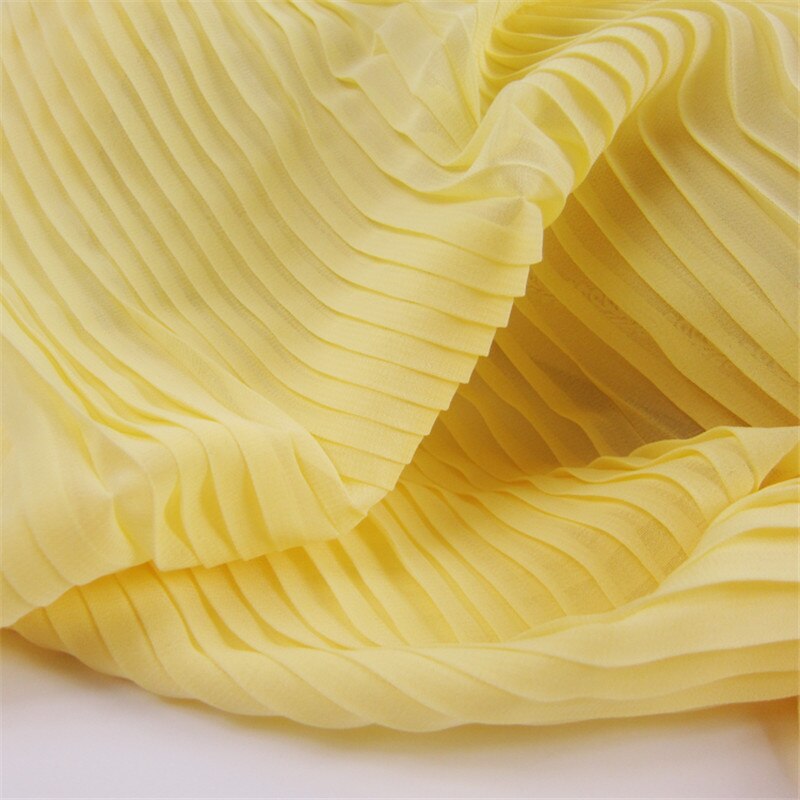1 Yard Yellow Chiffon Ruffled Lace Fabric Frill Pl... – Grandado