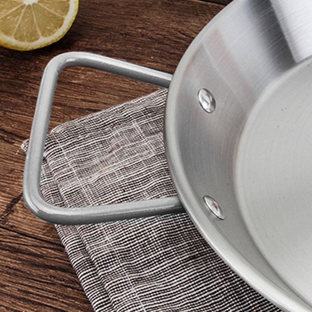 Kitchen Stockpot Seafood Pot Cooking Tool Shallow Double Ear Frying ...